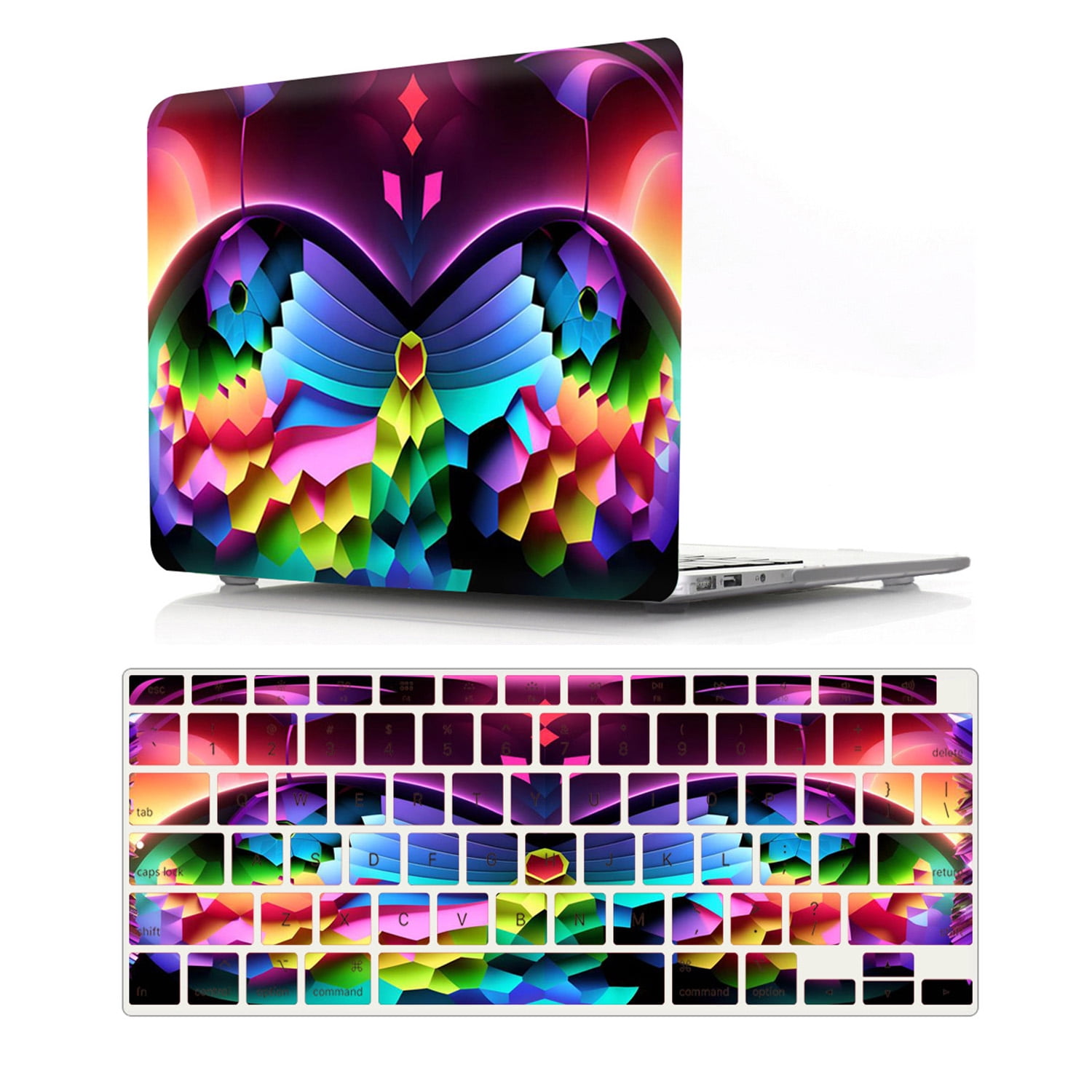 CatXQ Colored Butterfly Design Case for MacBook Air 11 inch A1370 A1465 ...