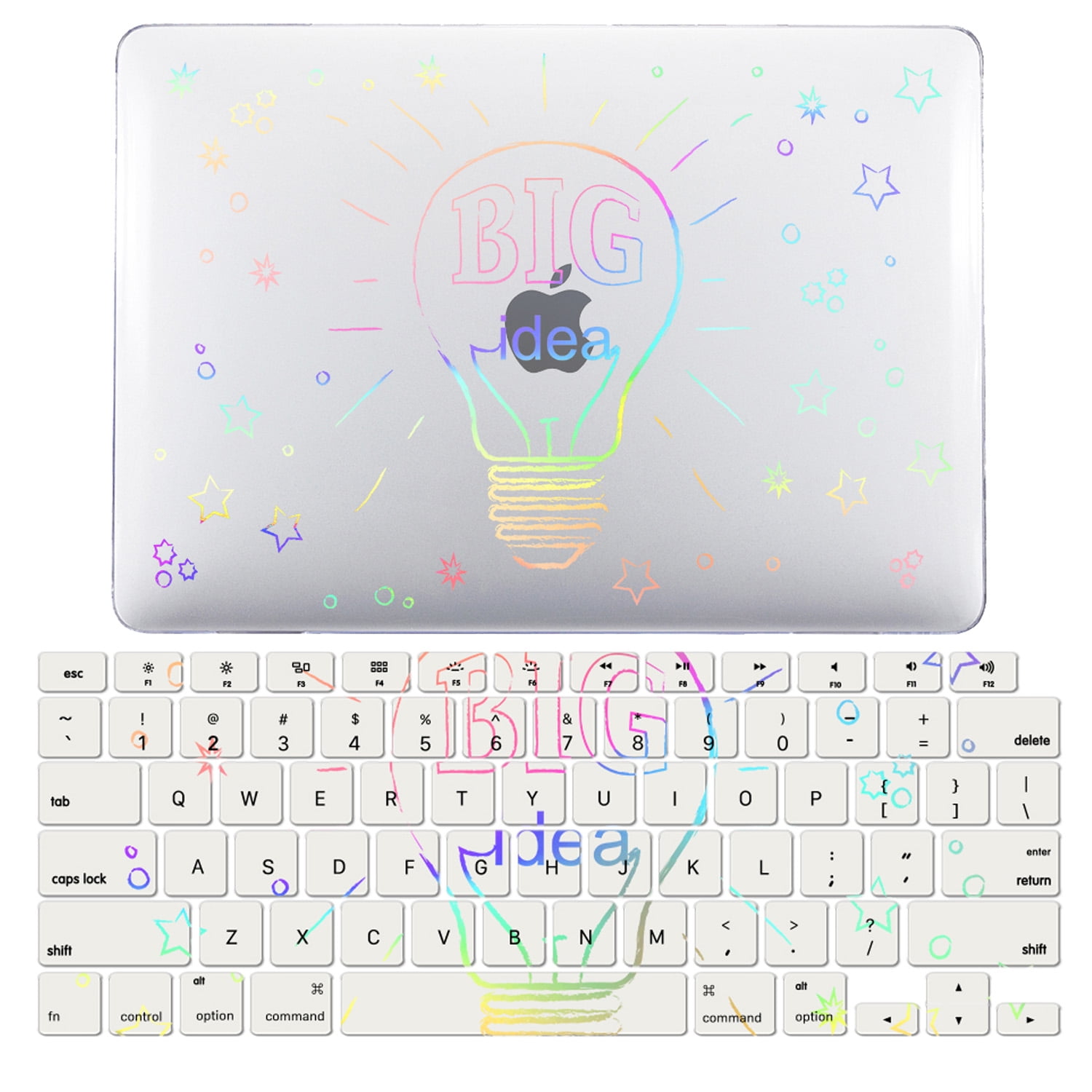 CatXQ Flash Clear Laptop Hard Shell Cases for MacBook Pro 15 with ...