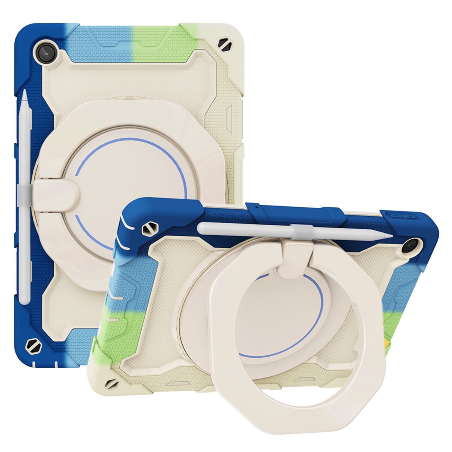 CatXQ Handheld Rotating Ring Bracket Armour Silicone Case For Lenovo ...