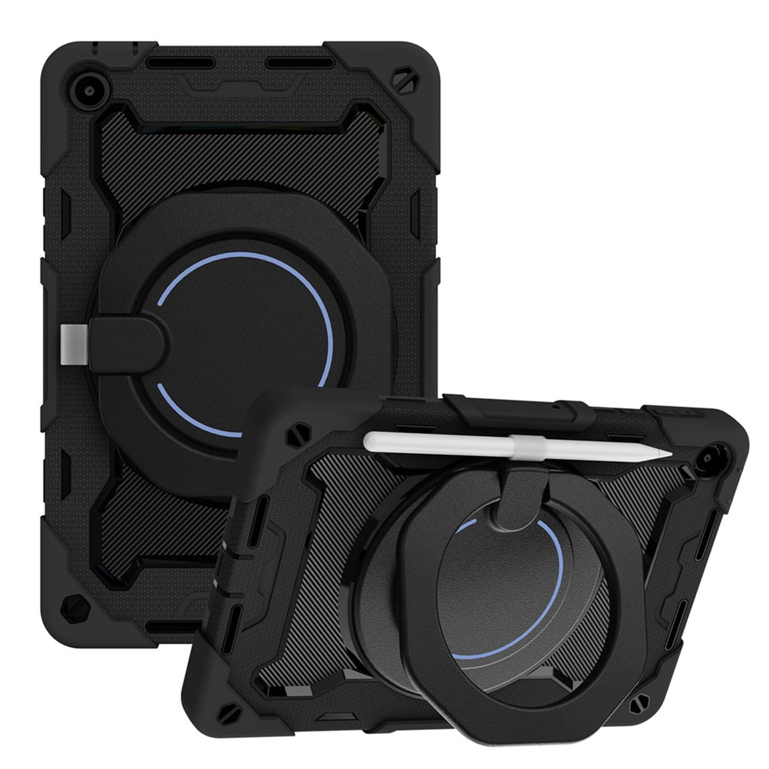 CatXQ Handheld Rotating Ring Bracket Armour Silicone Case For MatePad ...