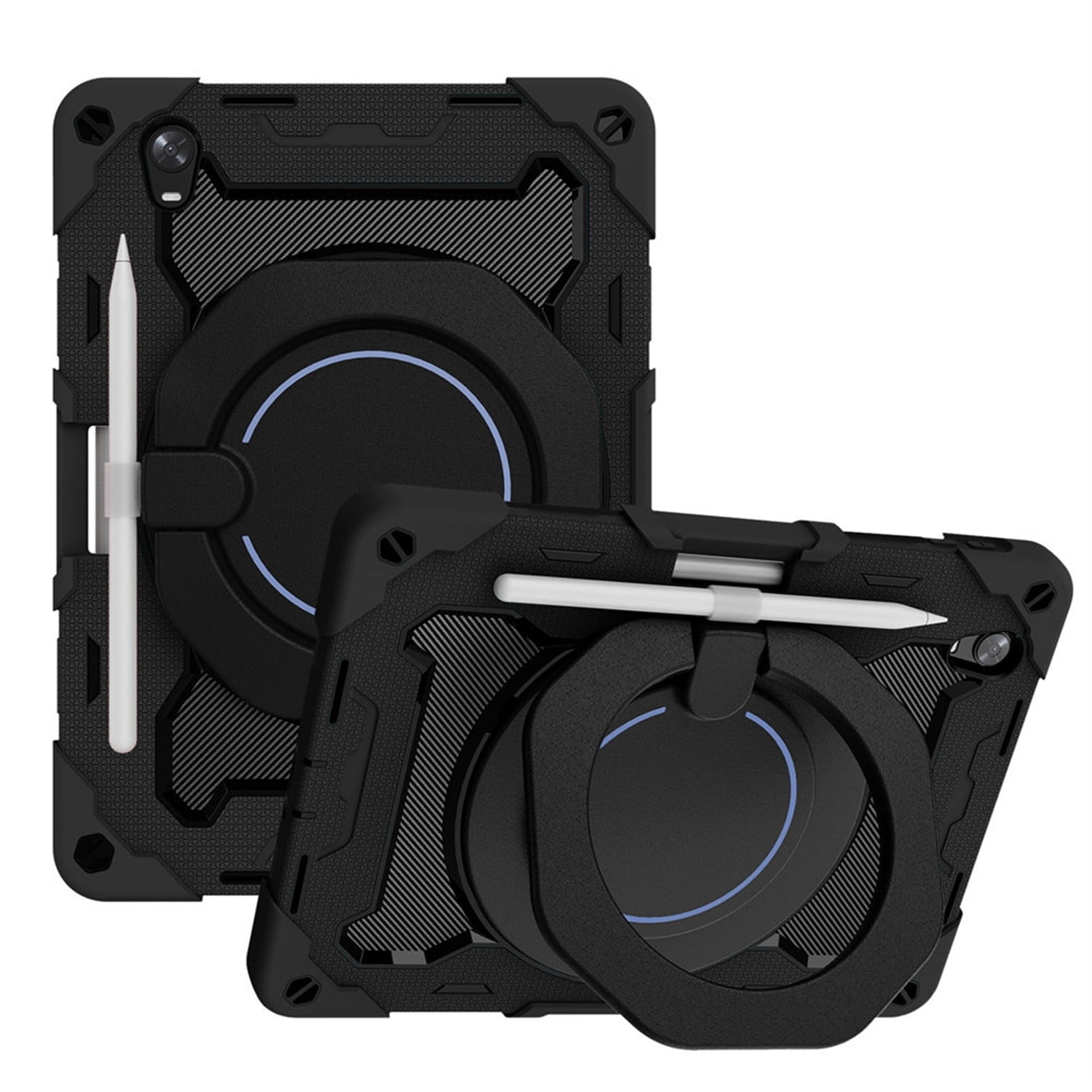 CatXQ Handheld Rotating Ring Bracket Armour Silicone Case For OPPO Pad ...