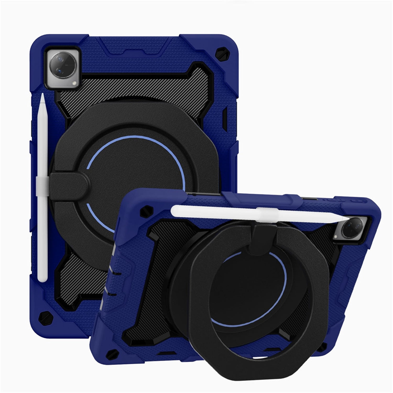 CatXQ Handheld Rotating Ring Bracket Armour Silicone Case For VIVO Pad ...