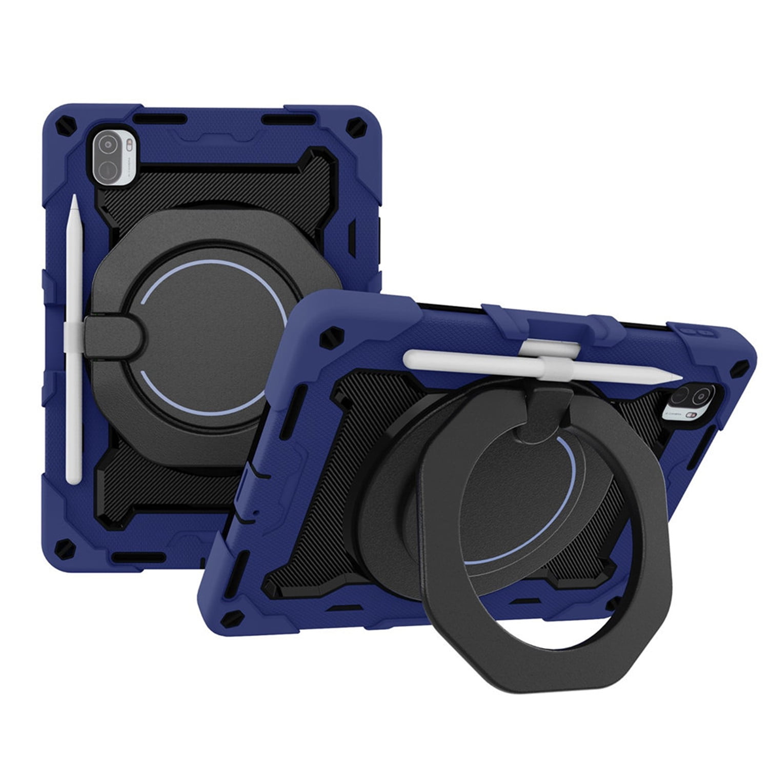 CatXQ Handheld Rotating Ring Bracket Armour Silicone Case For Xiaomi ...