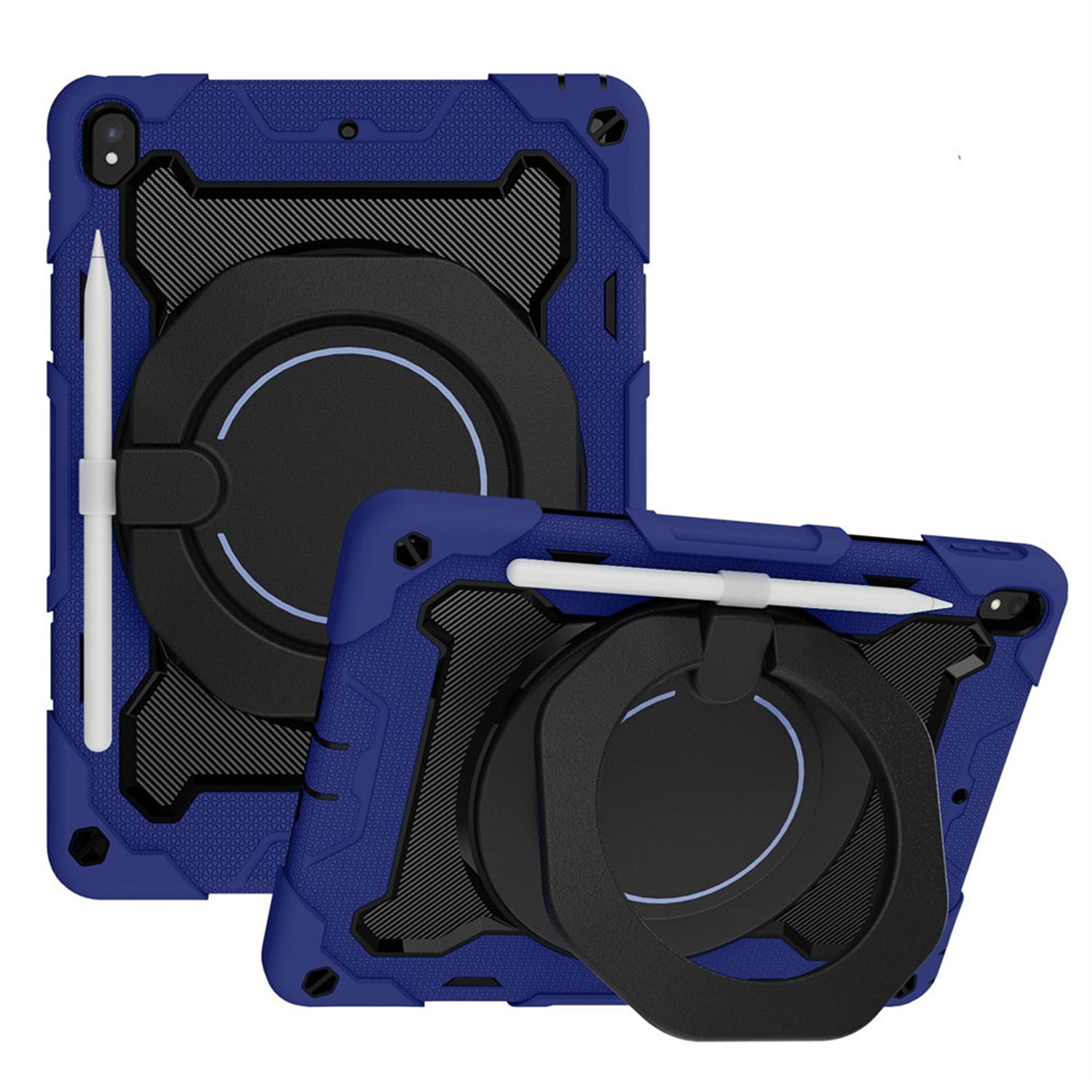 CatXQ Handheld Rotating Ring Bracket Armour Silicone Case For iPad Pro ...