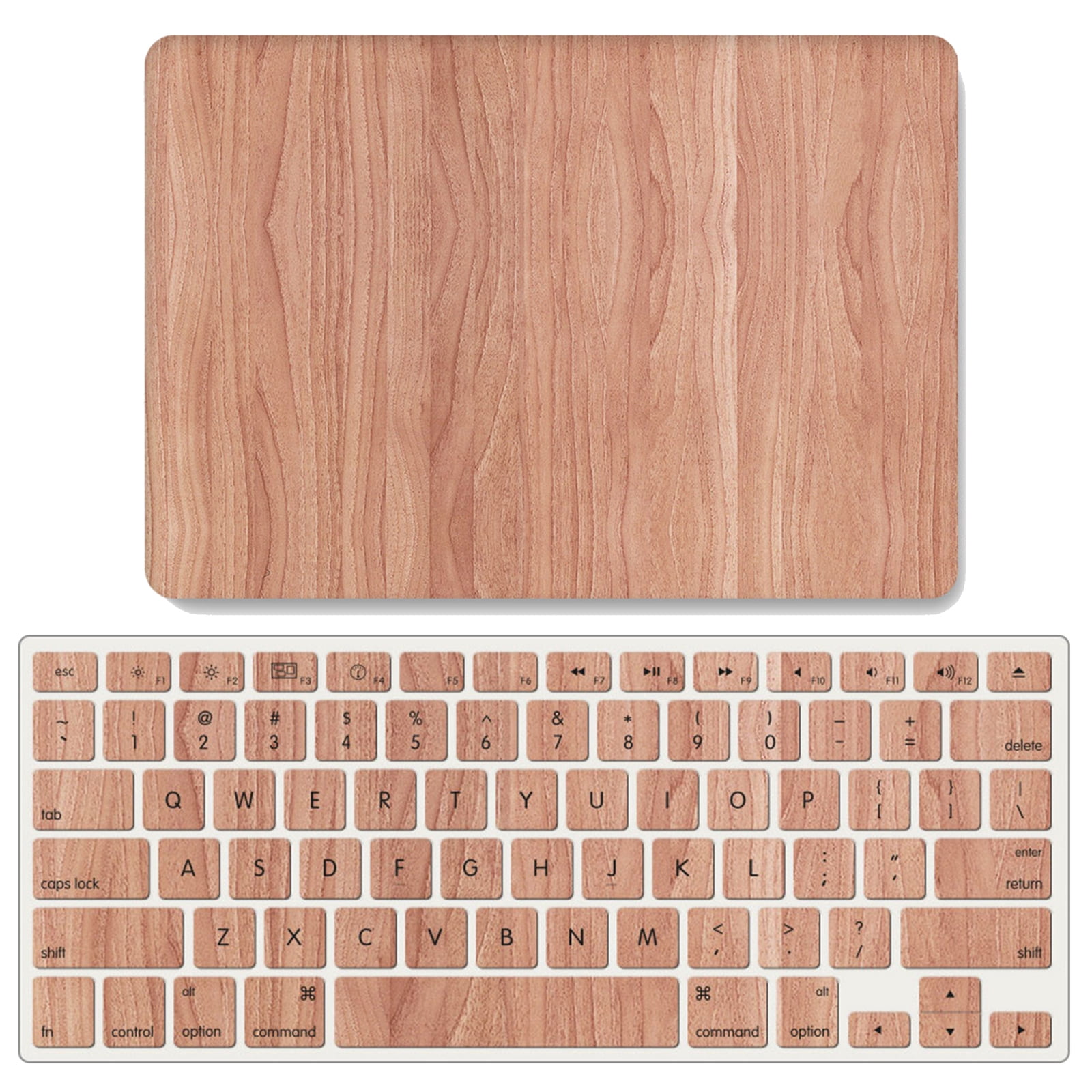 CatXQ Wood Series Set Folio Hard Case for MacBook Pro (13-inch with M1 ...