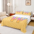 Catabedysis 3D Cartoon Letter W King Sheets For Boys,Abstract Geometric ...