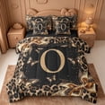 Catabedysis Bowknot Letter Print 7-Piece King Bedding,Wild Cheetah ...