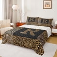 Catabedysis Brown Monogrammed Print Bed Sheets,Initial Letter R Full ...
