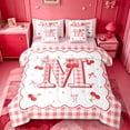 Catabedysis Cartoon Cherry Bowknot 7 Pieces Full Size Bedding Sets,Red ...
