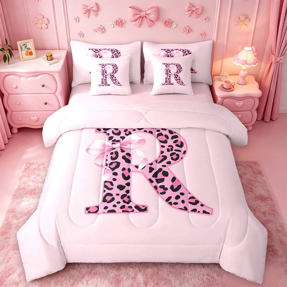 Catabedysis Fashion Cheetah Pattern 7 Pieces Full Size Bedding Sets ...
