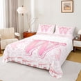 Catabedysis Floral Letter W Bed Sheets,Pink Vintage Flowers Full Size ...