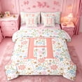 Catabedysis Multicolor Spring Flower 7pcs Queen Bedding,Initial H ...
