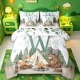 Catabedysis Rustic Cabin Camper 7-Piece Twin Bedding,Kids Camping ...