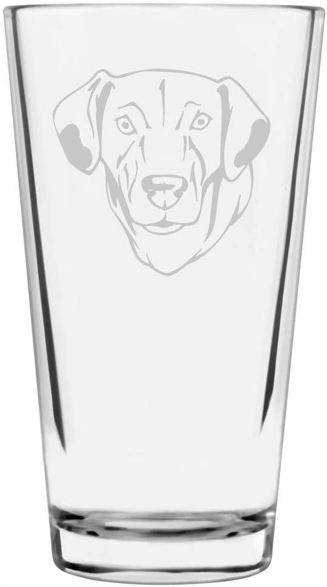 Catahoula Cur Dog Themed Etched All Purpose 16oz Libbey Pint Glass ...