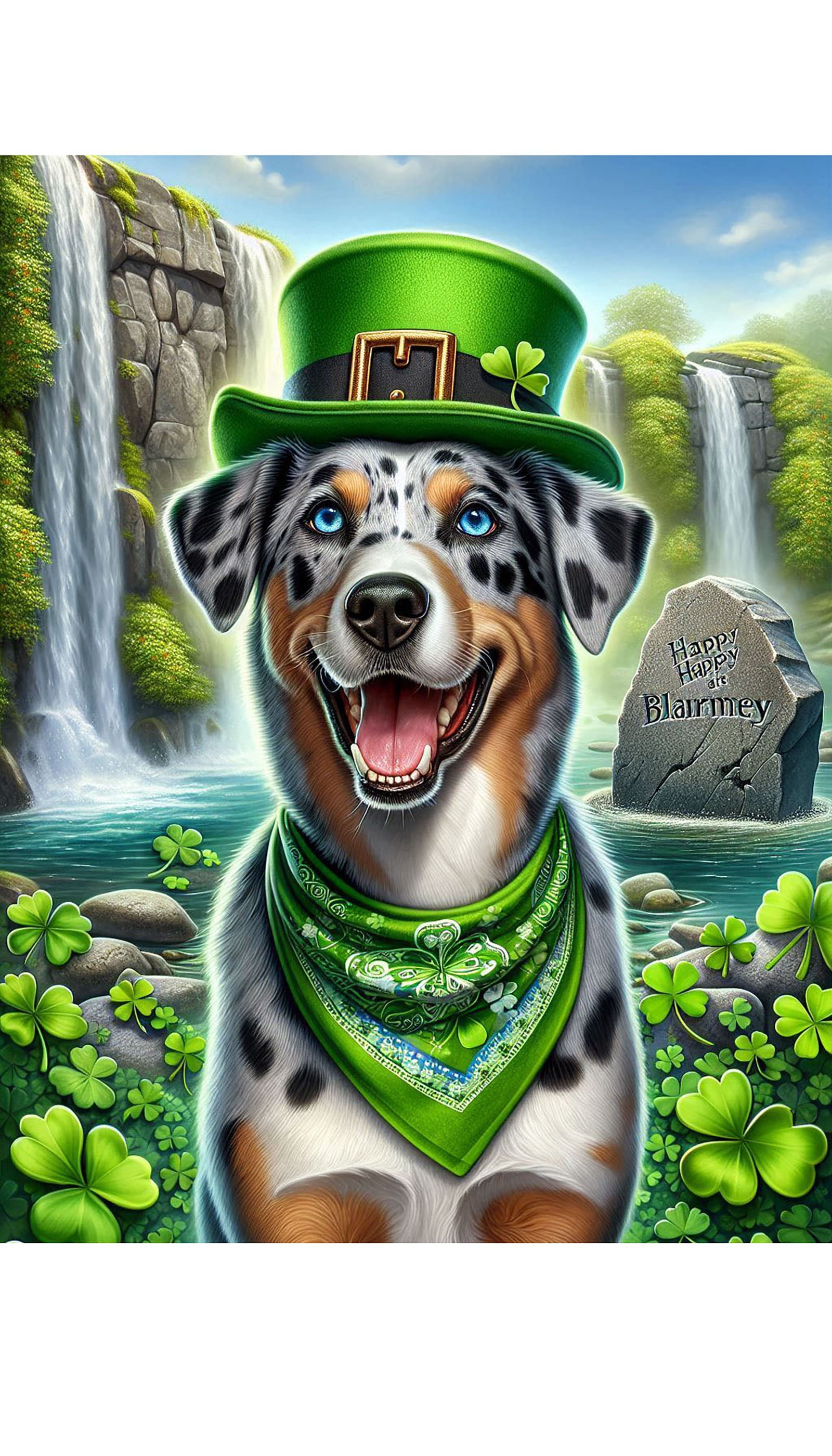Catahoula Leopard Blue Merle - Best of Breed DCR Saint Patricks Day ...