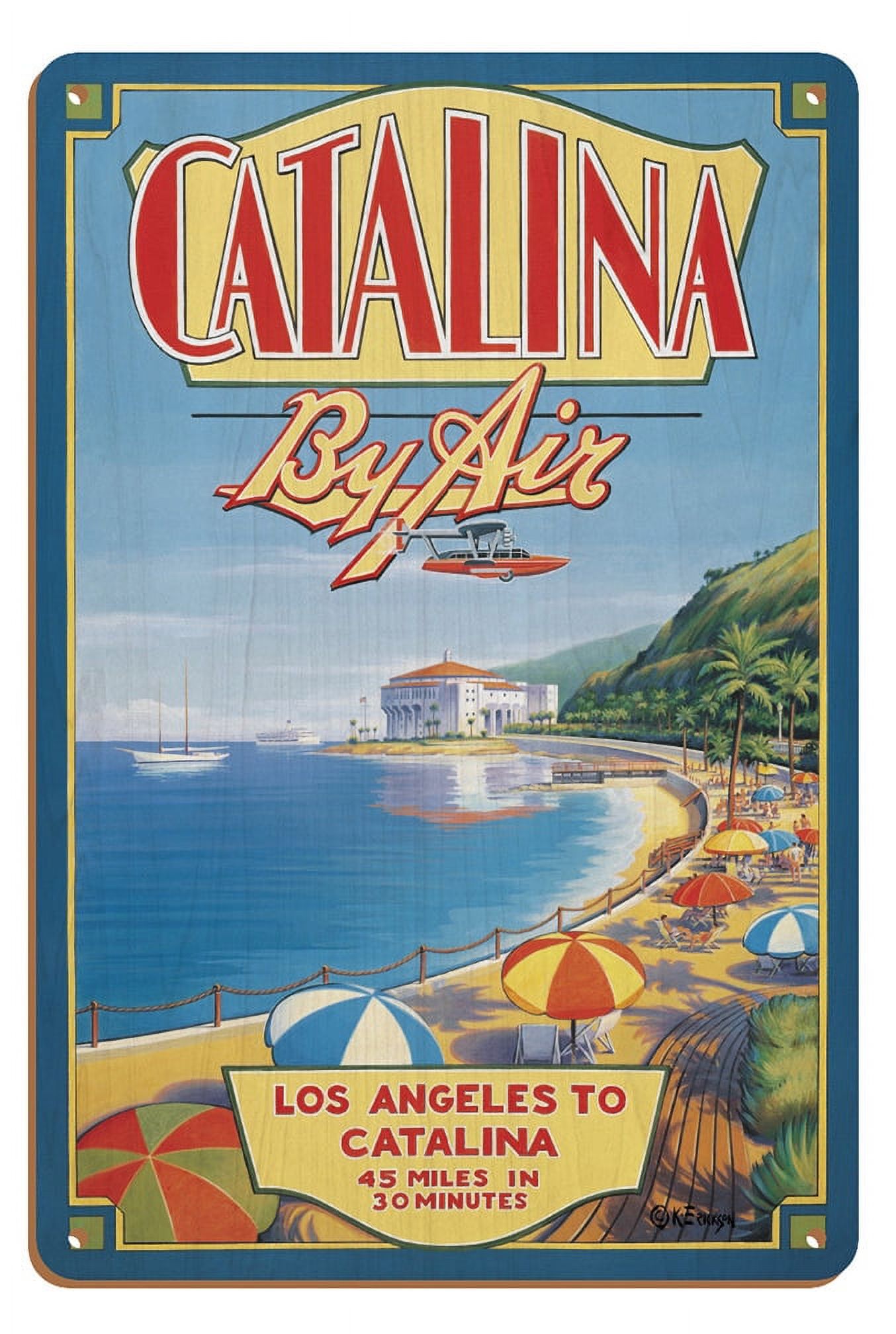 Catalina By Air - Los Angeles to Catalina - Vintage Airline Travel ...