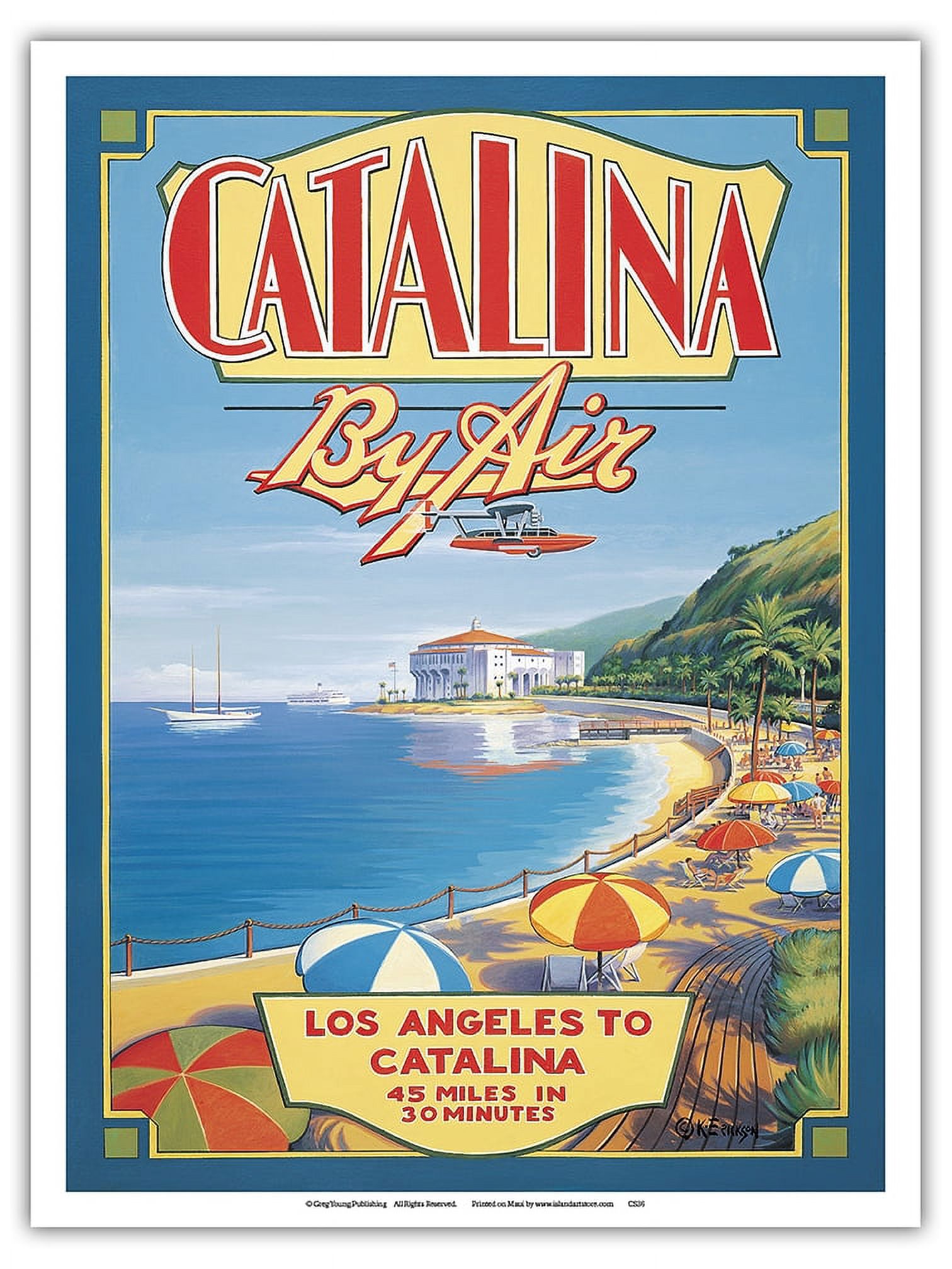 Catalina By Air - Los Angeles to Catalina - Vintage Airline Travel ...
