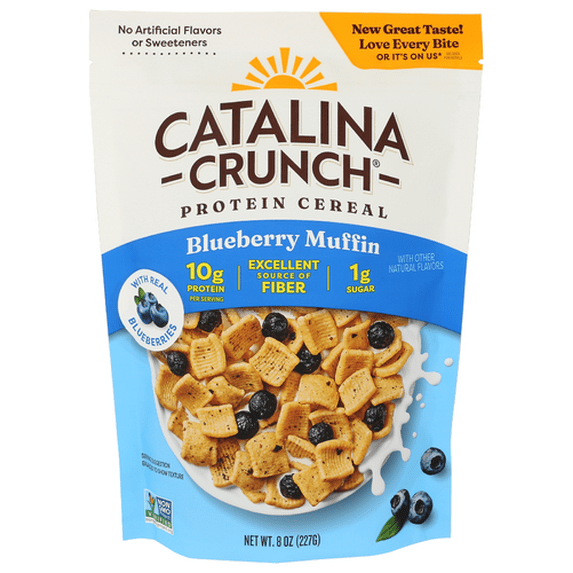 Catalina Crunch Cereal Blueberry Muffin 8 oz (Pack of 6) - Walmart.com