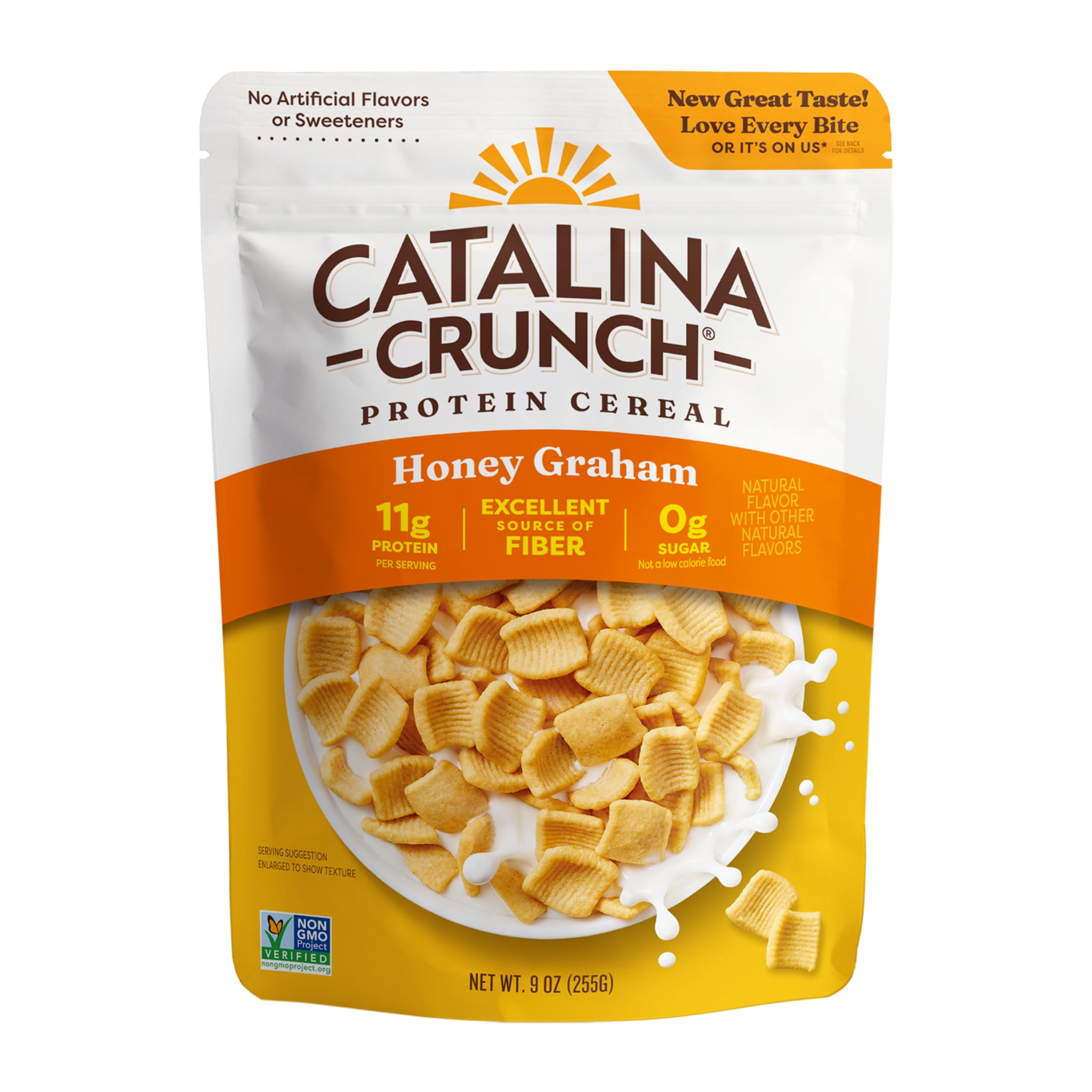 Catalina Crunch Protein Cereal, Honey Graham 9 oz - Walmart.com