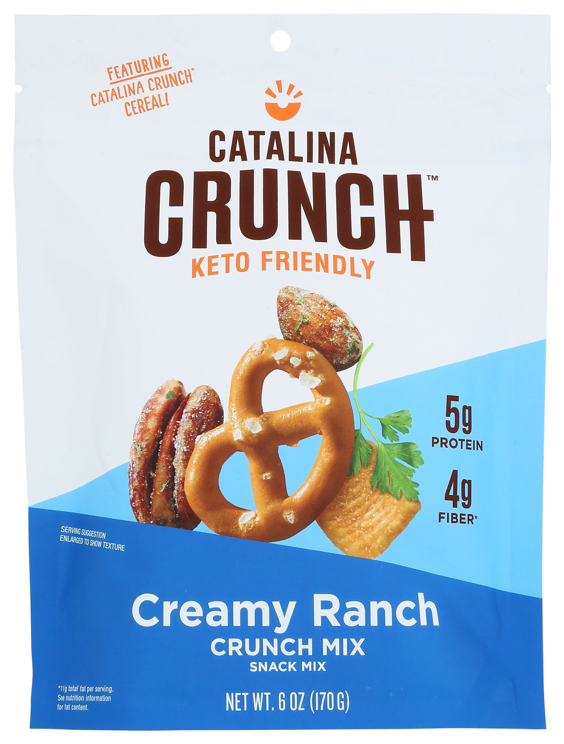 Catalina Crunch Mix Creamy Ranch Keto Snack Mix Protein Snacks 6 Ounce ...