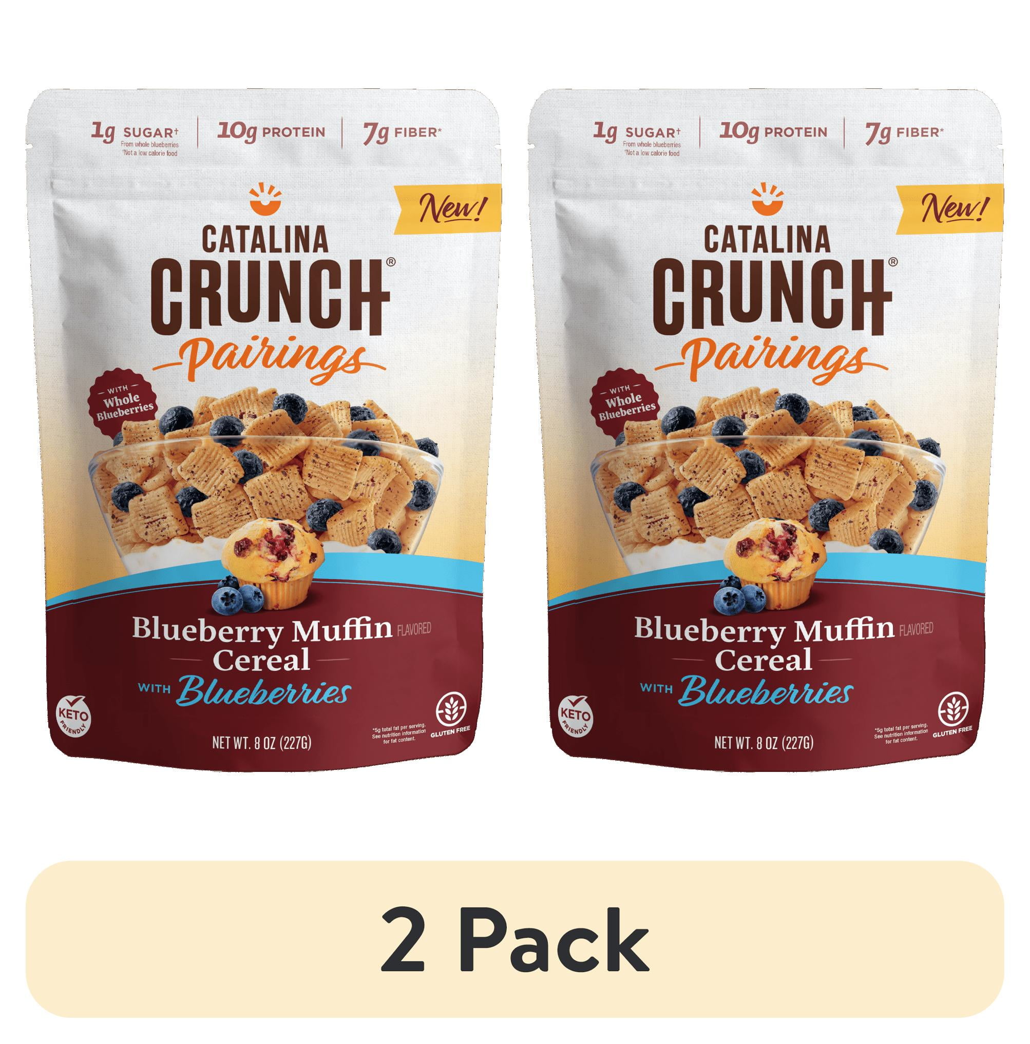 Customer reviews for (2 pack) Catalina Crunch Pairings, Blueberry Muffin Cereal With Blueberries ...