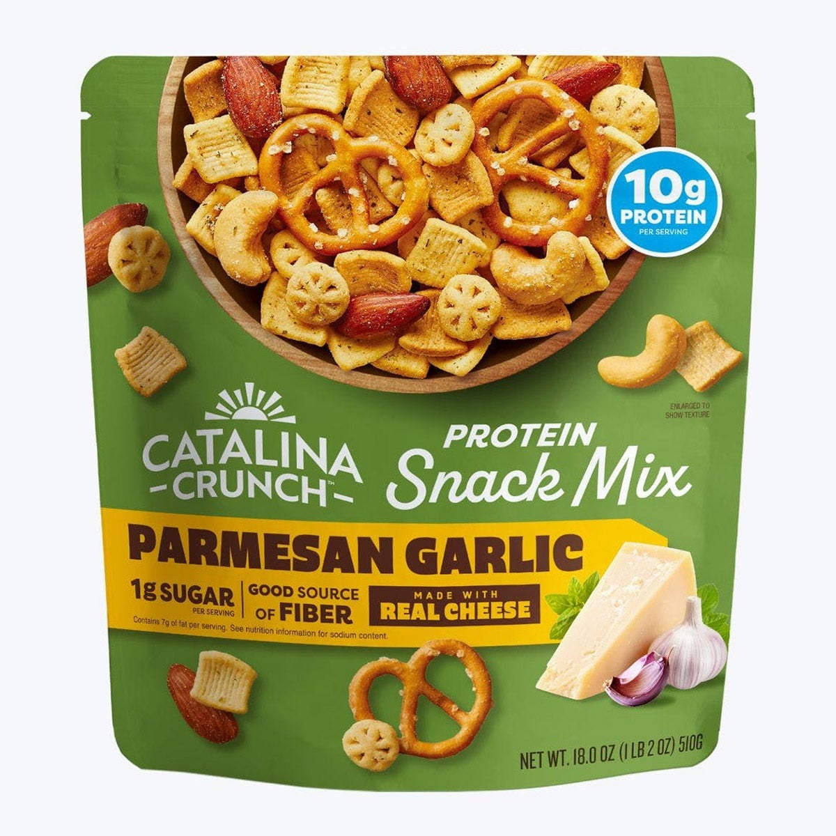 Catalina Crunch Parmesan Garlic Snack Mix, 18 Ounce - Walmart.com