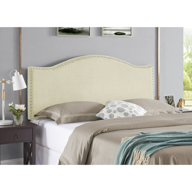 Catalina Headboards for Full Size Bed, Upholstered Nail Head Bed ...