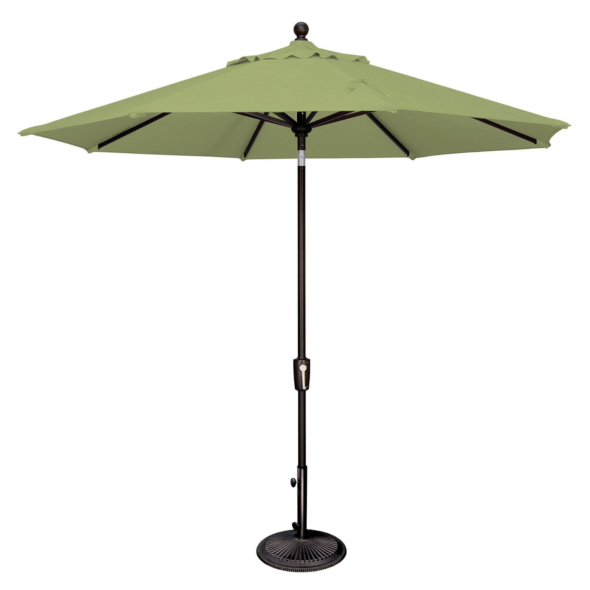 Treasure Garden Outdoor Patio Market Umbrella with Push Button Tilt ...