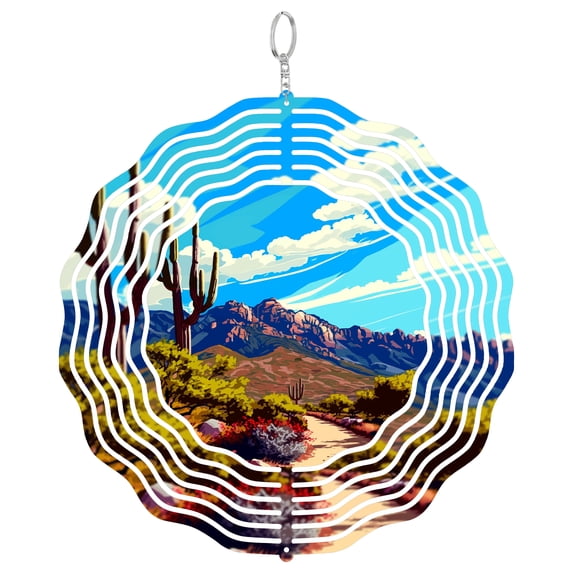 Catalina State Park 3D Wind Spinner Stainless Steel Kinetic Art Garden ...