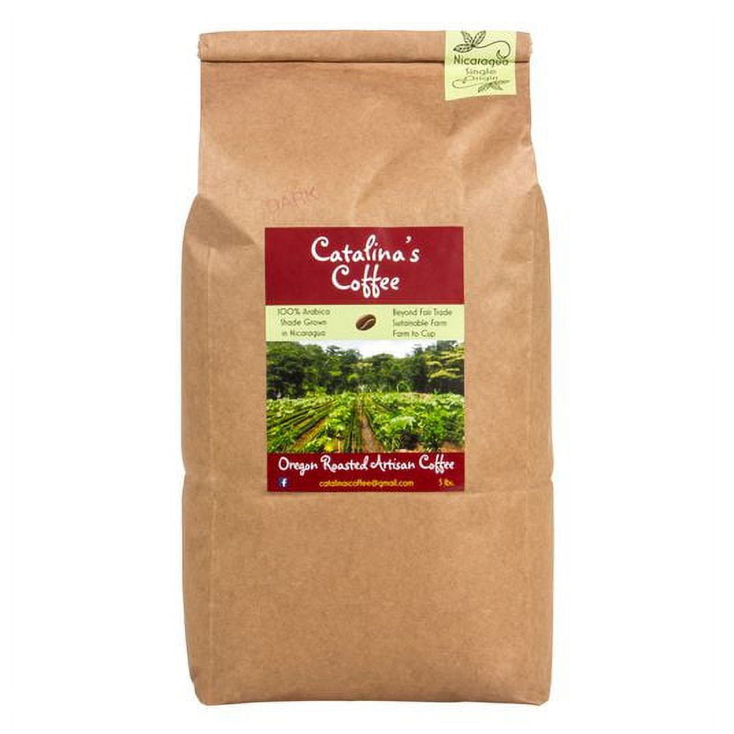 Catalina's Coffee Coffee, Whole Bean, 100% Arabica Dark-5 lb - Walmart.com