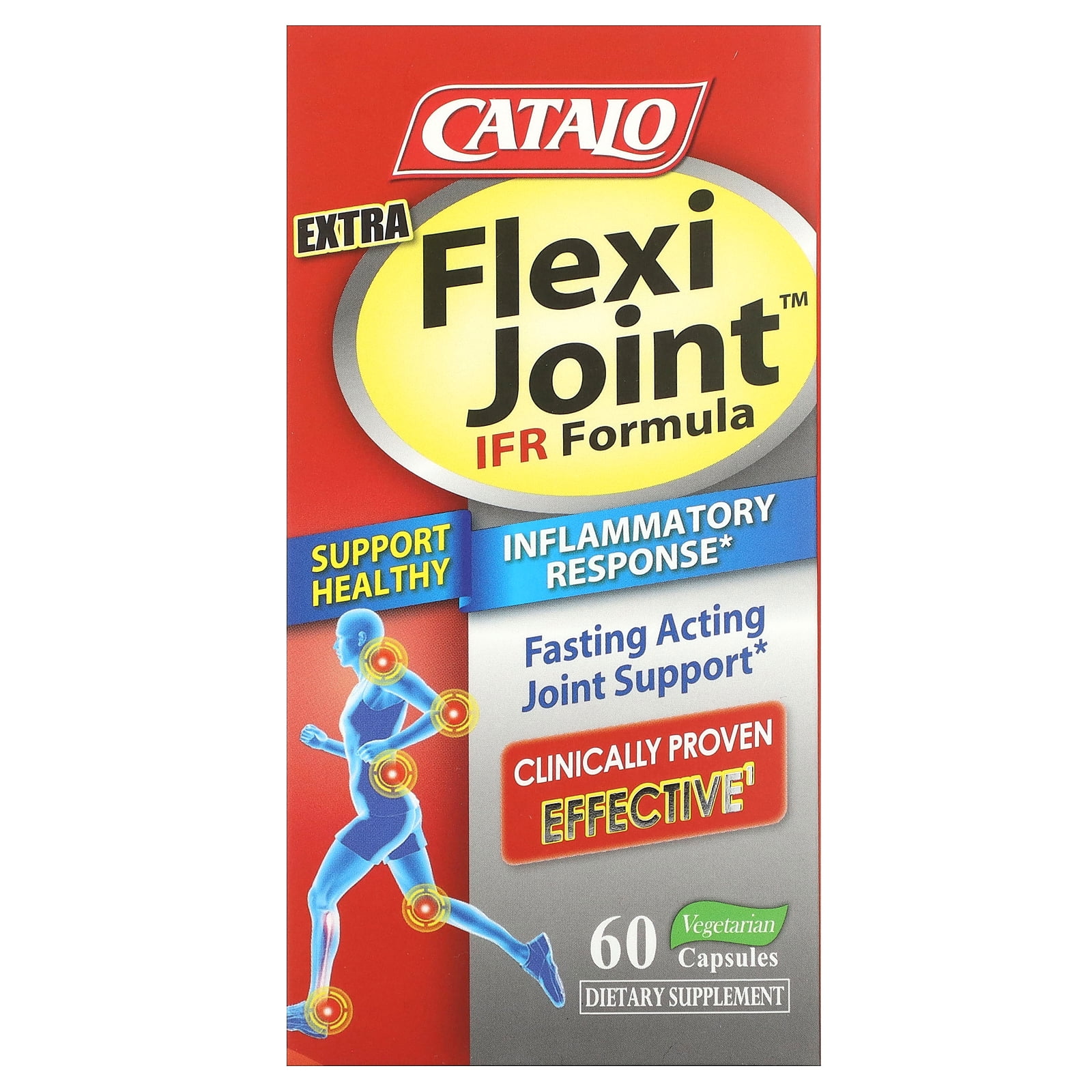 CATALO Extra Flexi Joint, IFR Formula, 60 Vegetarian Capsules - Walmart.com