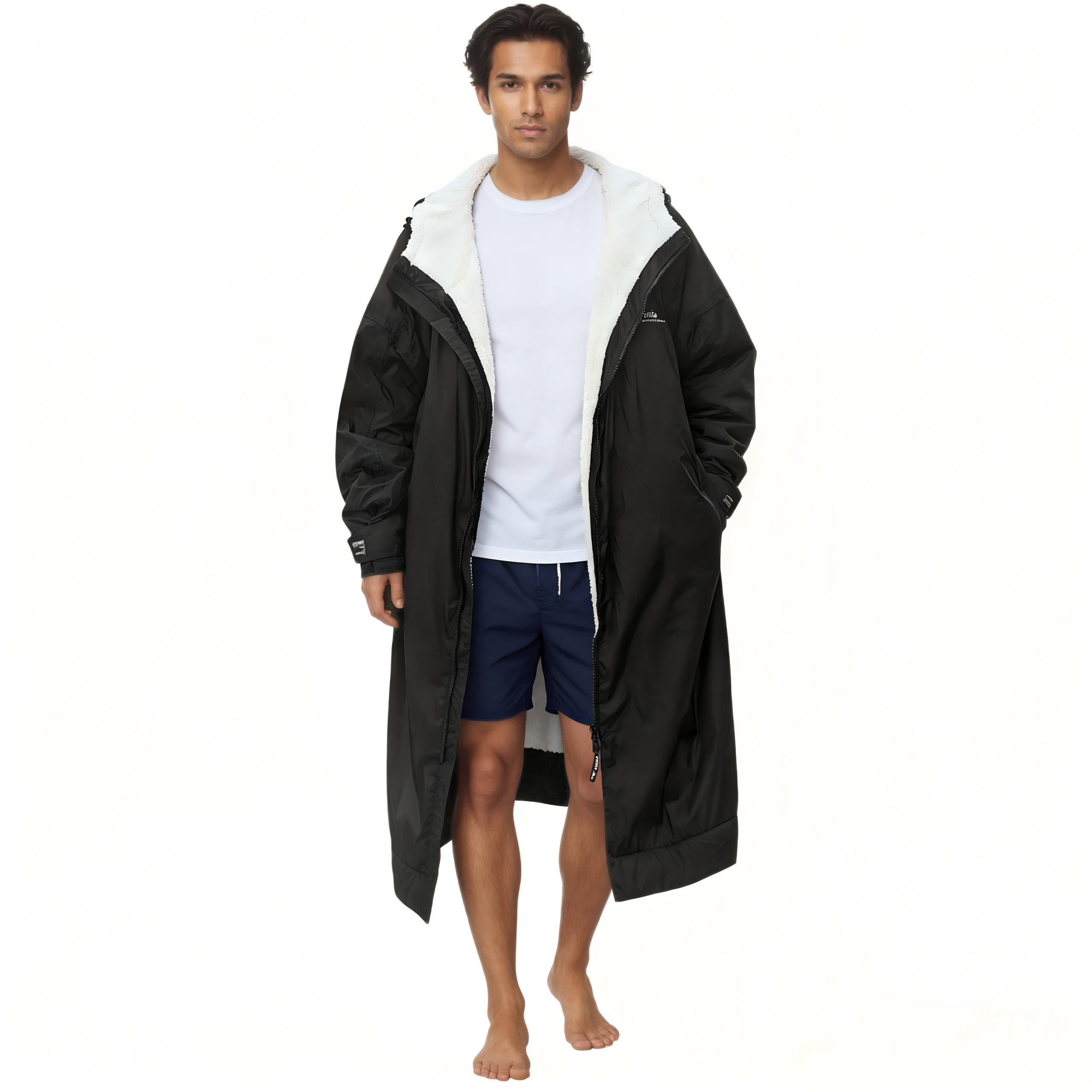 Catalonia Swim Parka for Men Women, Oversized Waterproof Surf Swimming ...