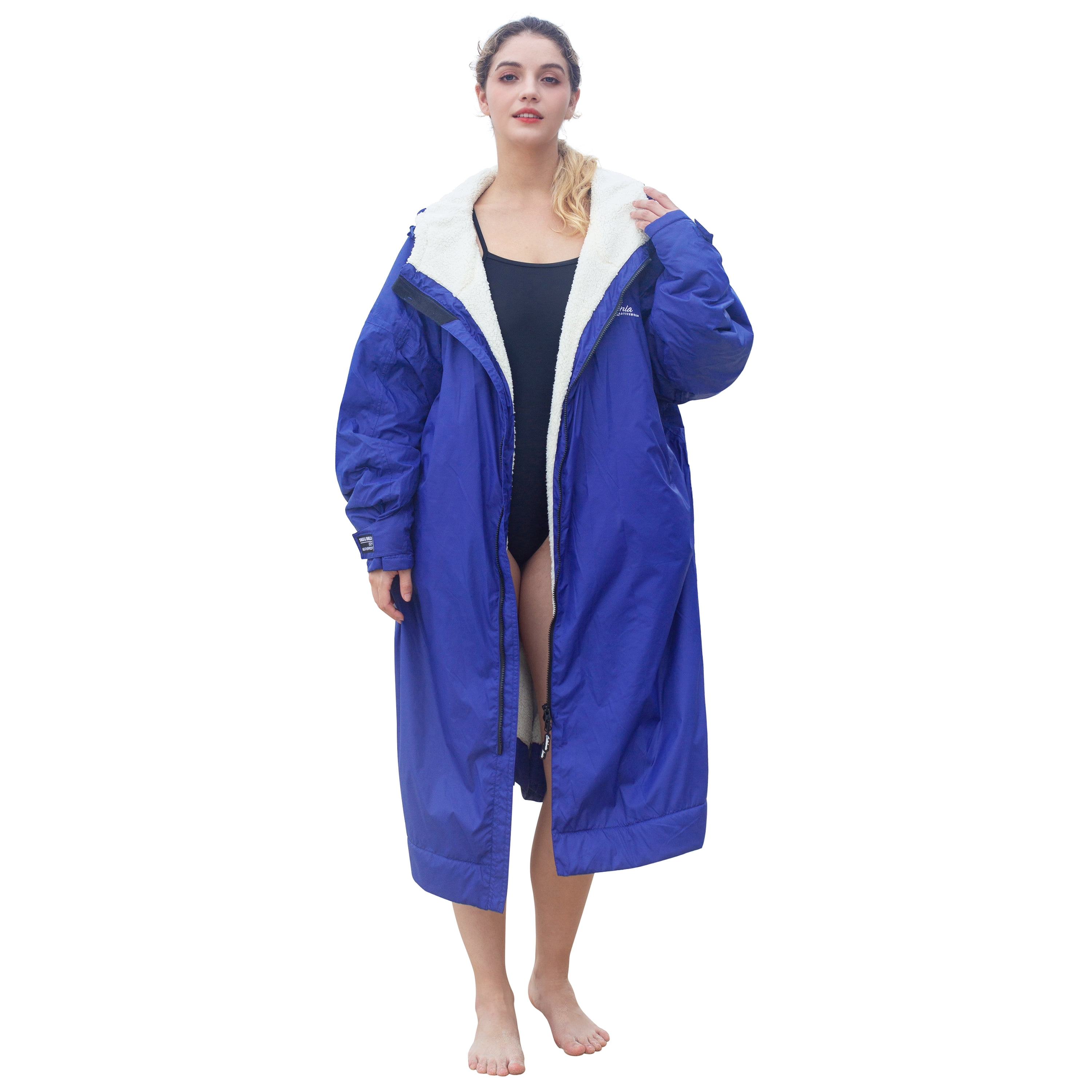 Catalonia Swim Parka for Men Women, Oversized Waterproof Surf Swimming ...