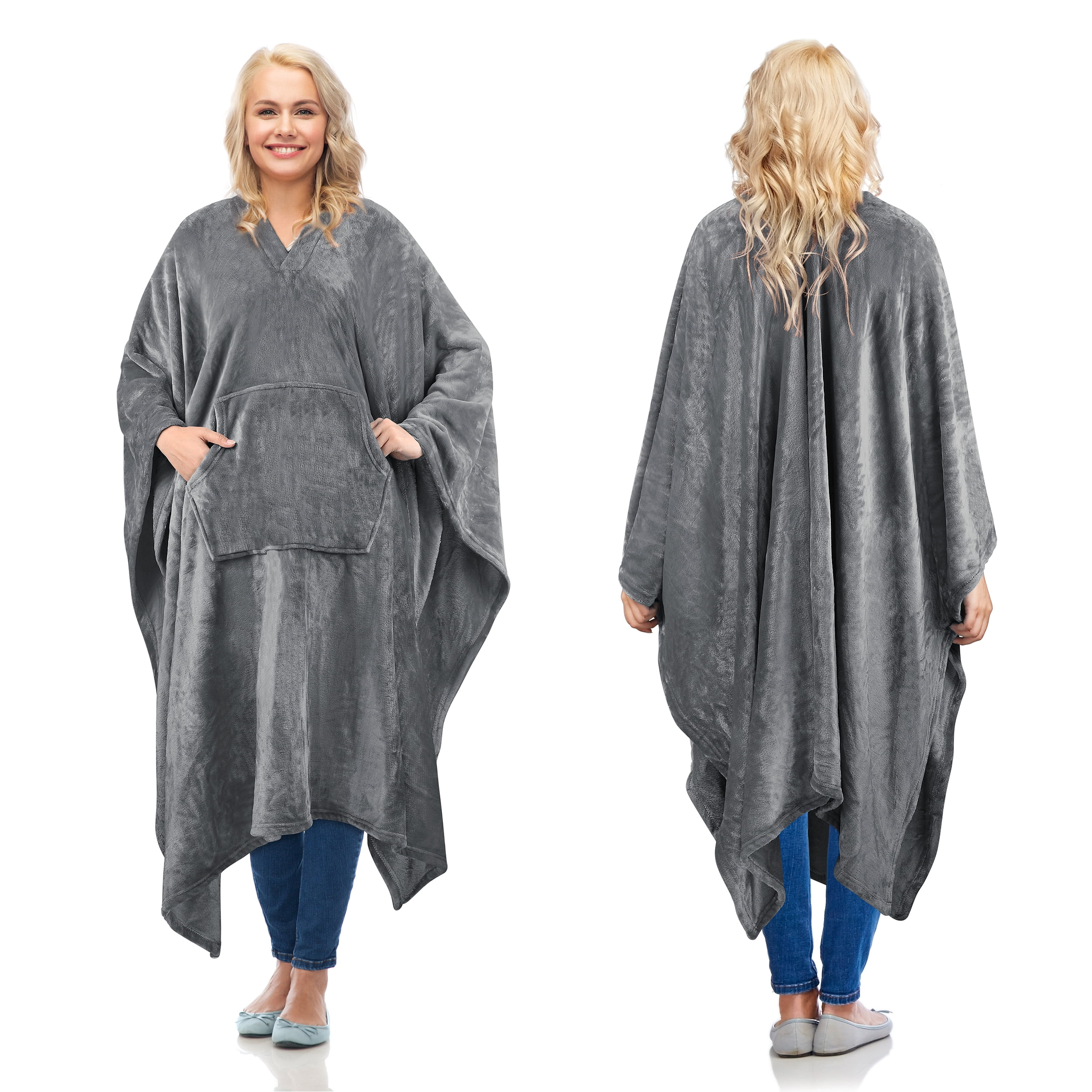 Catalonia Wearable TV Blanket with Sleeves Arms Warm Micro Plush Sherpa ...