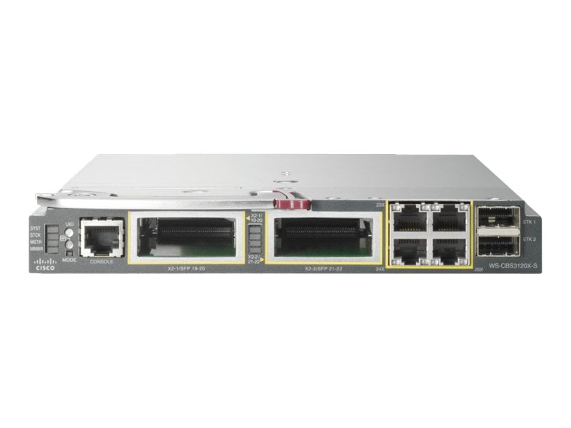 Cisco Catalyst 3120X Blade Switch - Switch - managed - 8 x backplane ...