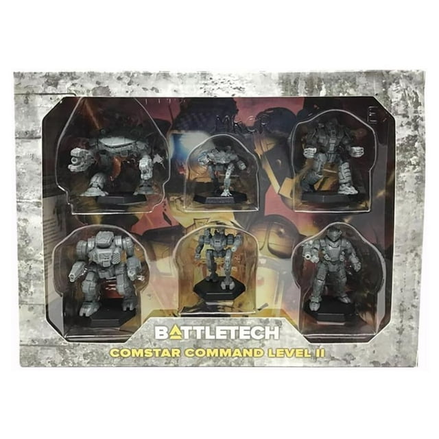 Catalyst Game Labs BattleTech ComStar Command Level II Miniature Force Pack with King Crab ...