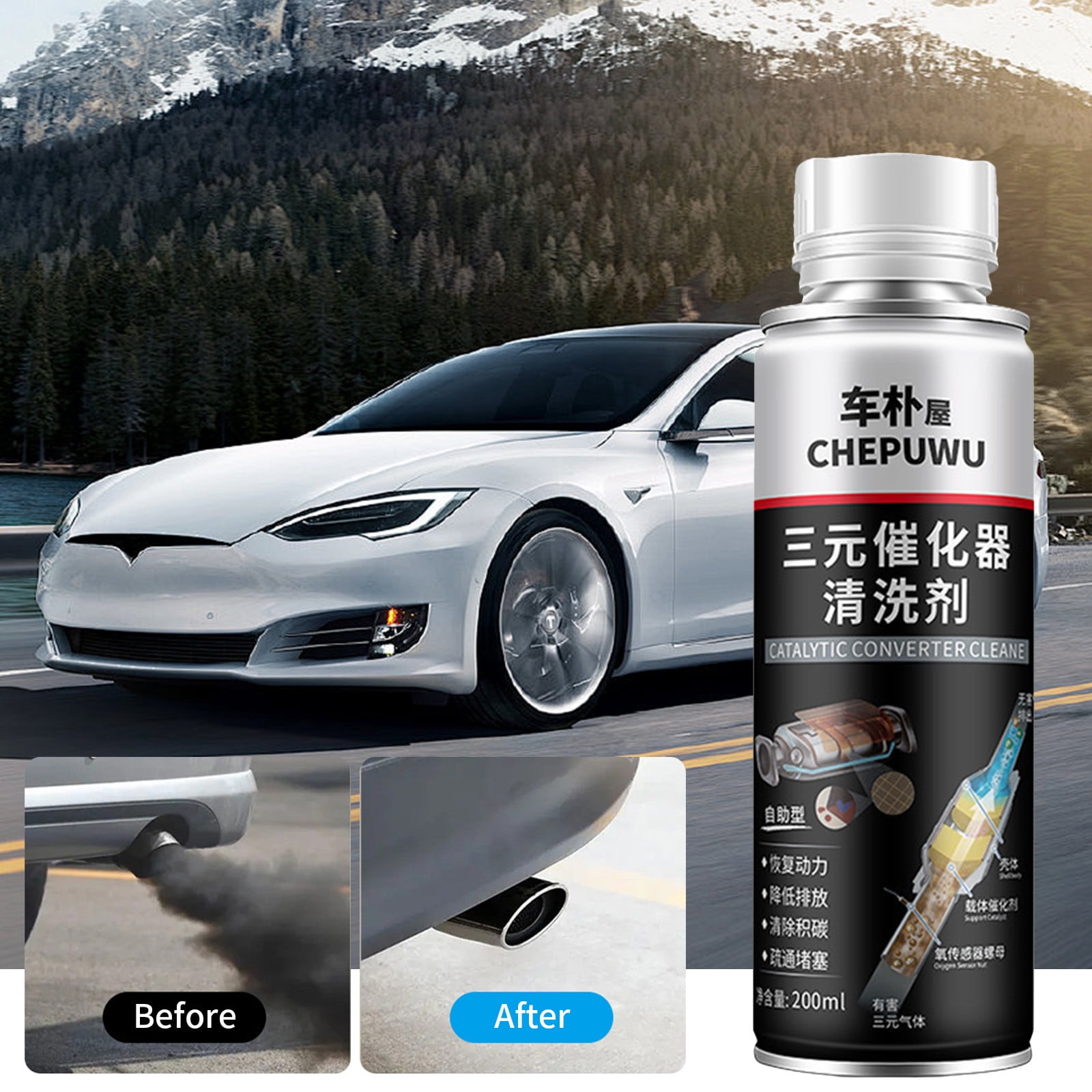 Catalytic Converter Cleaner for Auto Parts Engine, Exhaust System Pipe ...