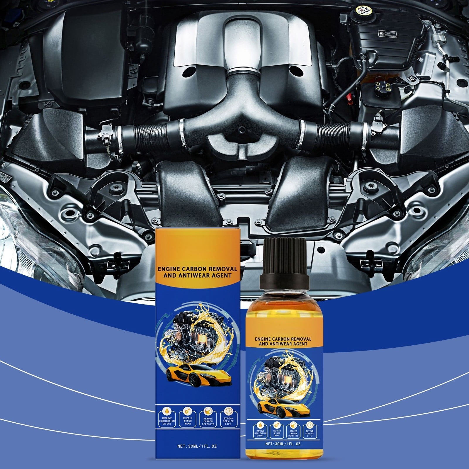 Catalytic Converter Cleaner Engine Wear Protective Agent System Car ...