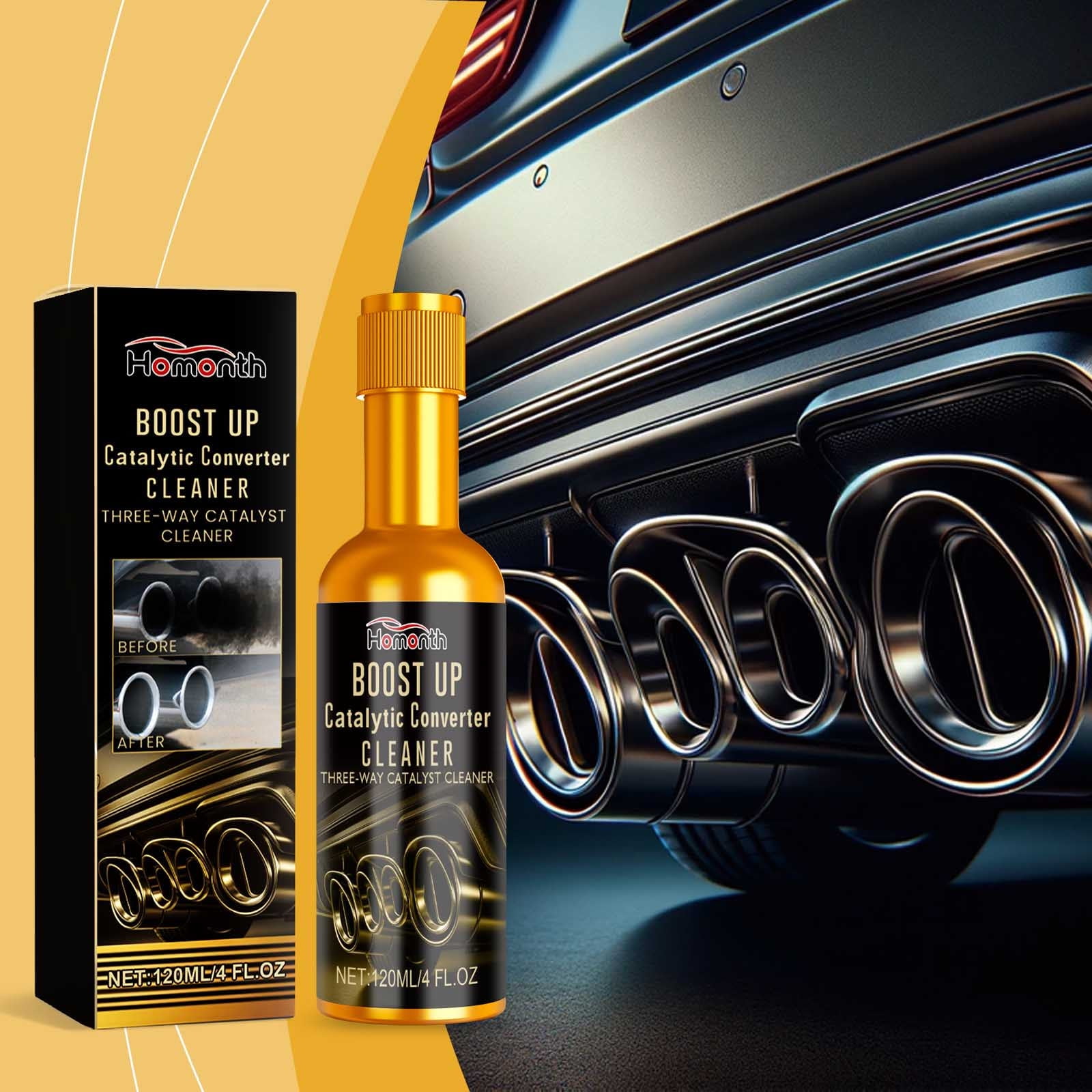 Catalytic Converter Cleaner Fuel and Exhaust System Cleaner Oil Carbon ...