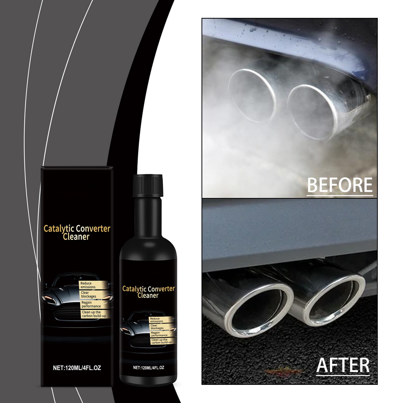 Catalytic Converter Cleaner for Cars, Fuel System Cleaner Additive for ...