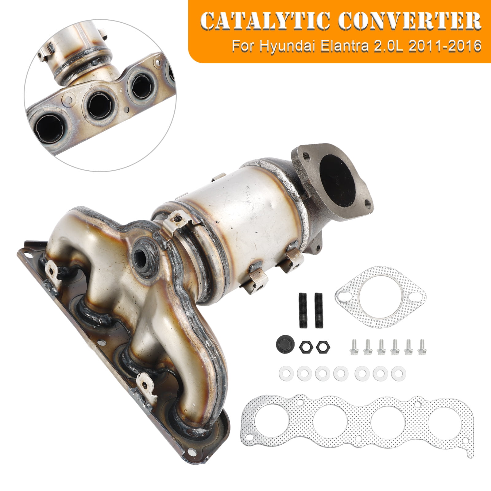 Jcarpart Catalytic Converter for Hyundai Elantra 2011-2016, Kia Forte ...