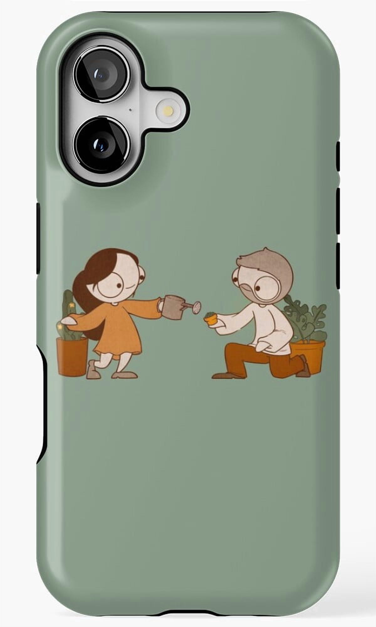 Catana Comics Funny Couple Art With Plants Cute Design Phone Case for ...
