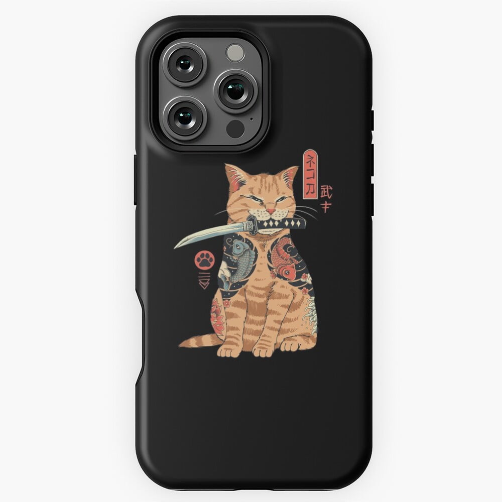 Catana Cute Cat Art Phone Case Compatible with iPhone 11-17 Pro Max ...