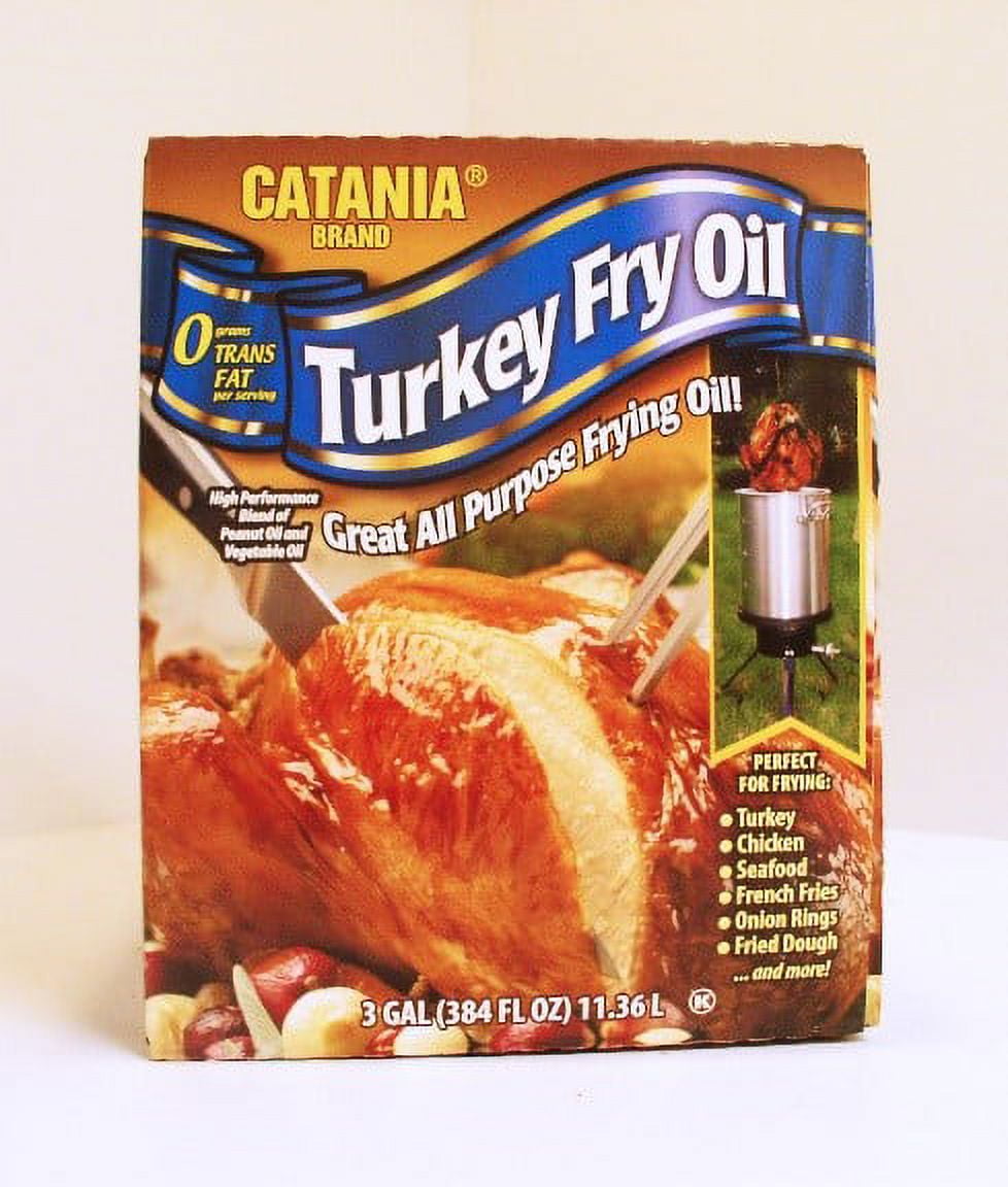 Catania Cooking Oil, Turkey Fry Blend with Peanut and Vegetable, 3 ...