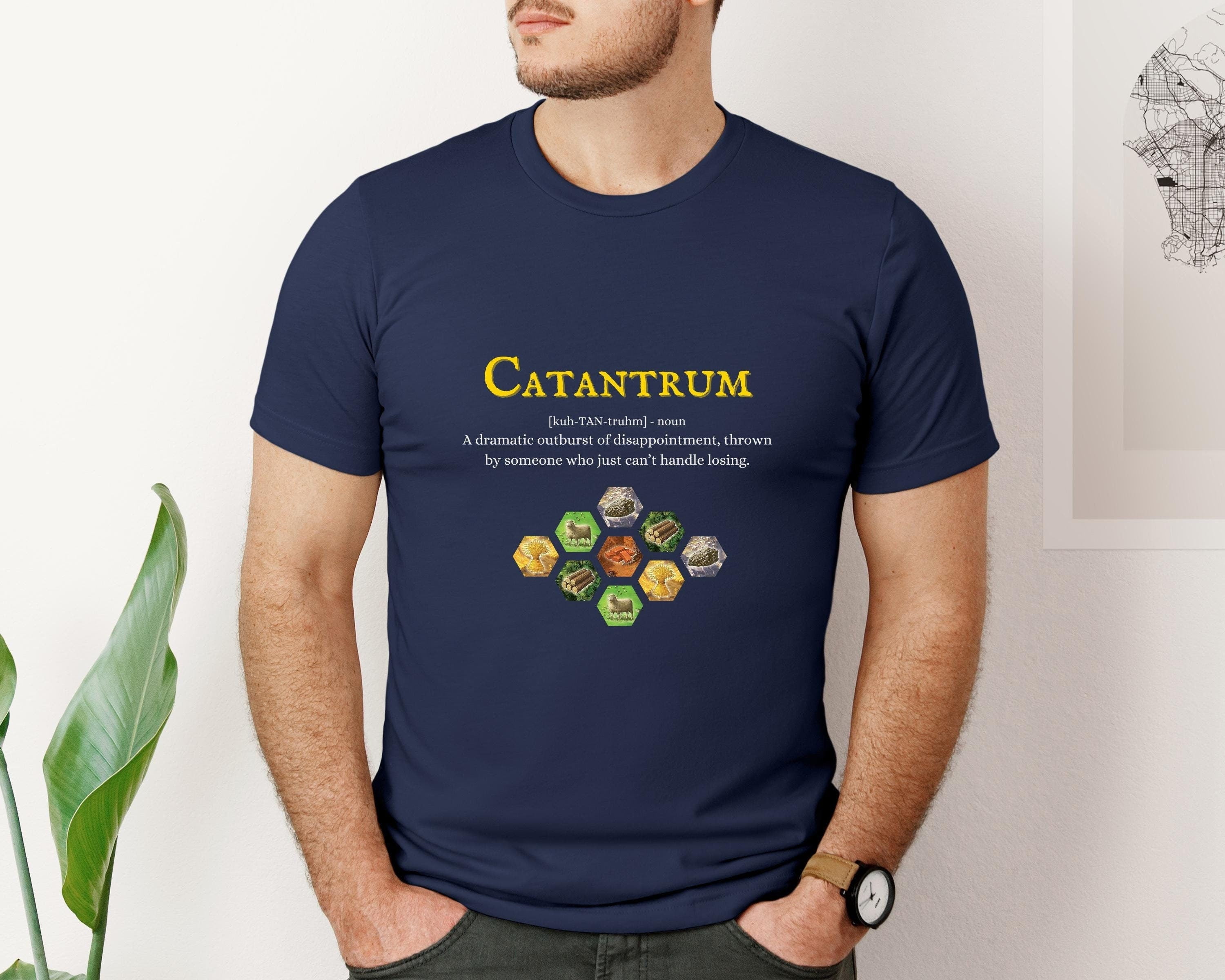 Catantrum Catan T-Shirt: Funny Board Game Apparel - Walmart.com