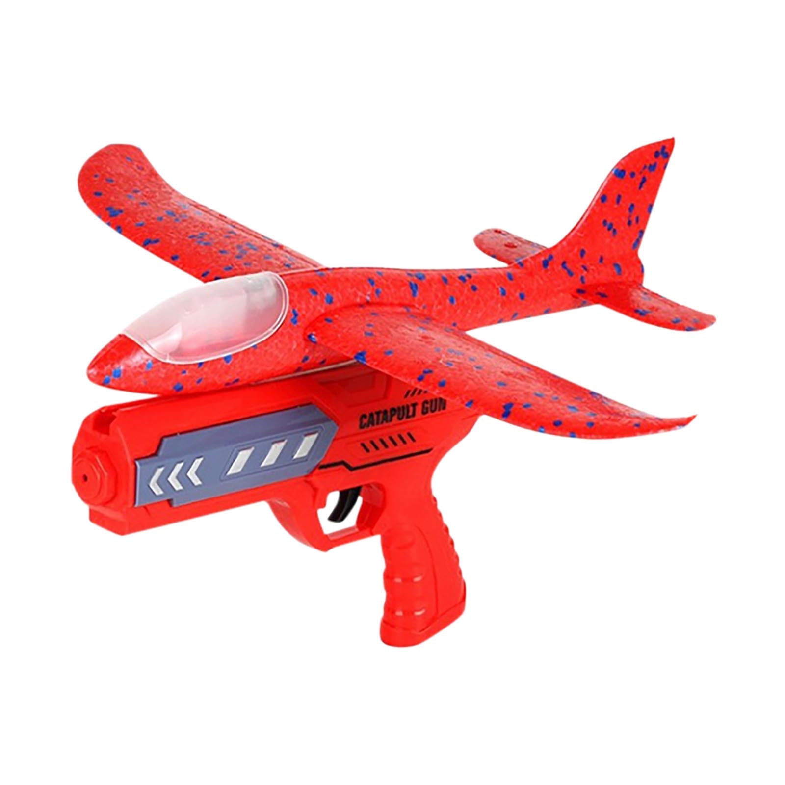 Catapult Foam Airplane Glider Toy | LED Light Up Hand Launch Plane ...