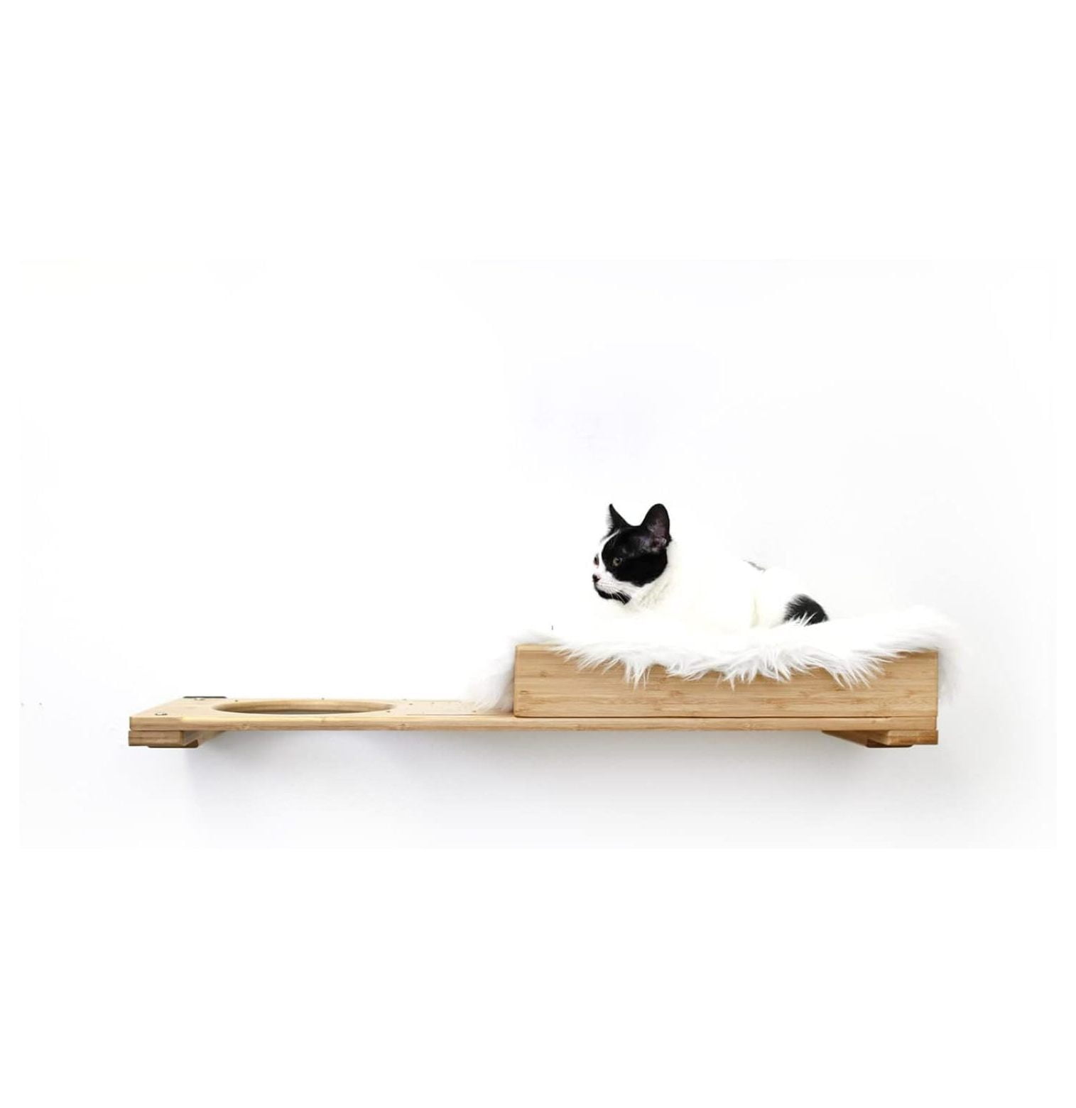 Catastrophic Creations The Nest Cat Bed – Modern Cat Bed – Bamboo Bed ...