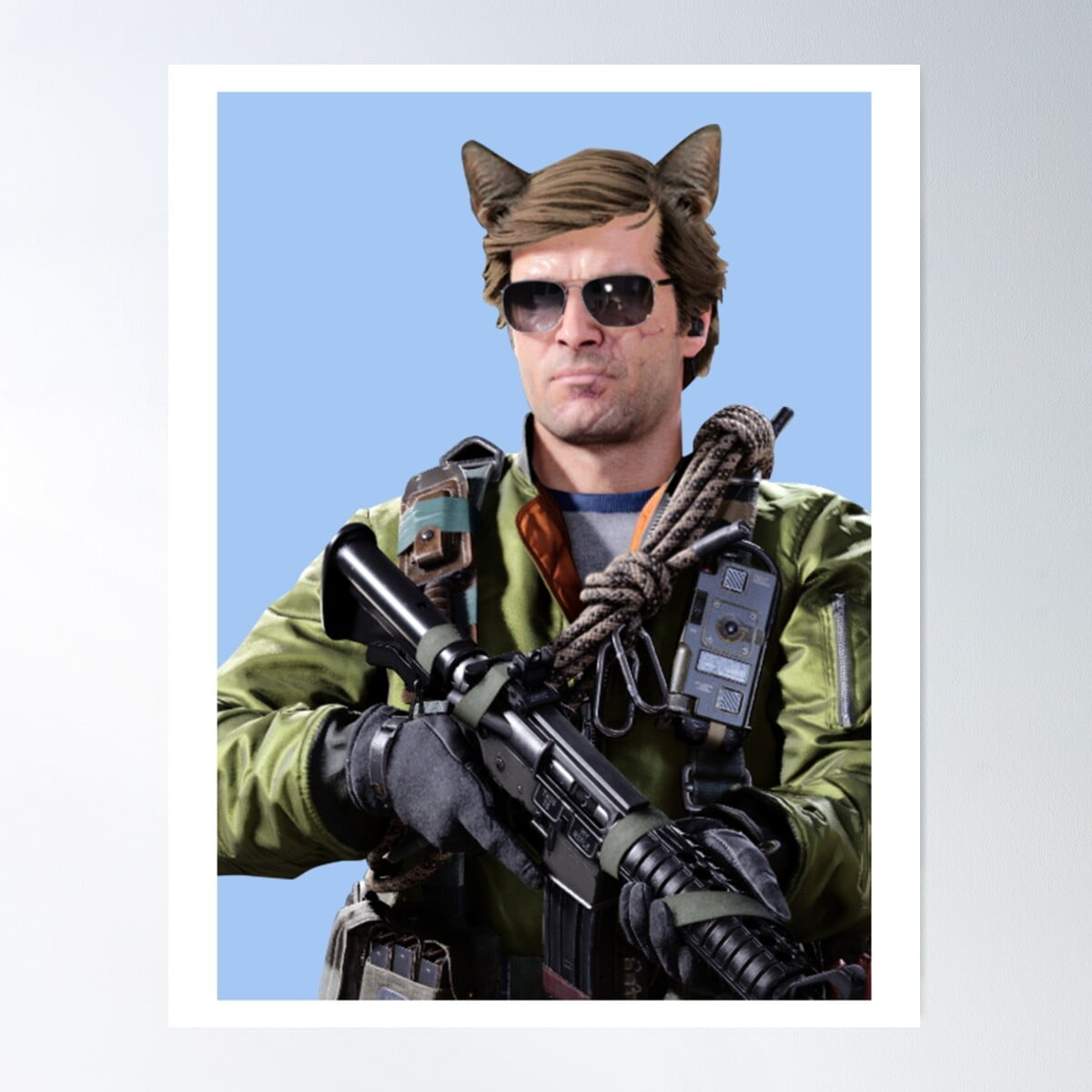 Catboy Russell Adler Poster Wall Art, Modern Wall Decor For Living Room ...