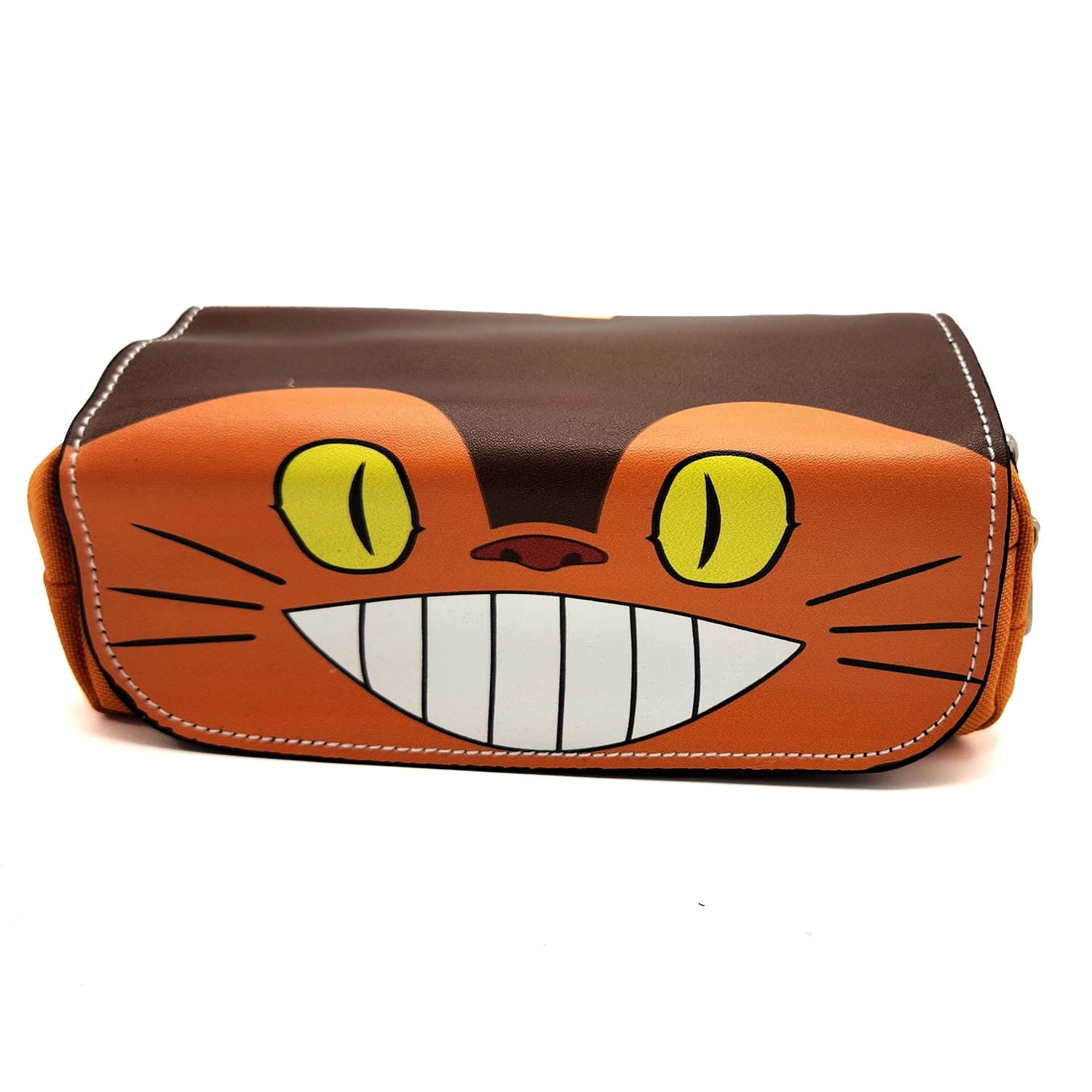 Catbus Face - My Neighbor Totoro 7x4" Clutch Pencil Bag - Walmart.com