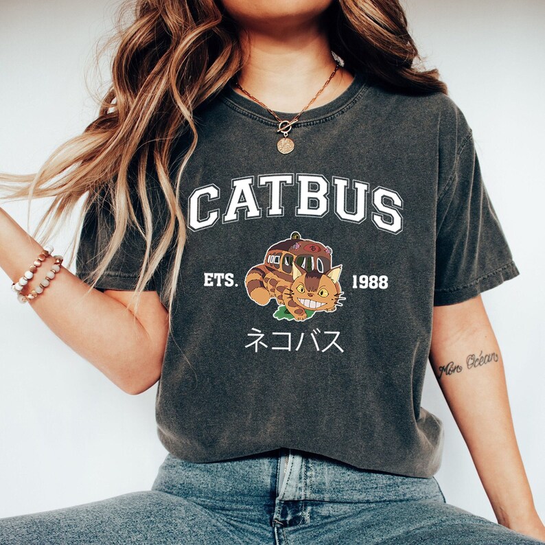 Catbus Shirt, My neighbor Totoro Shirt, Studio Ghibli Shirt, Totoro ...